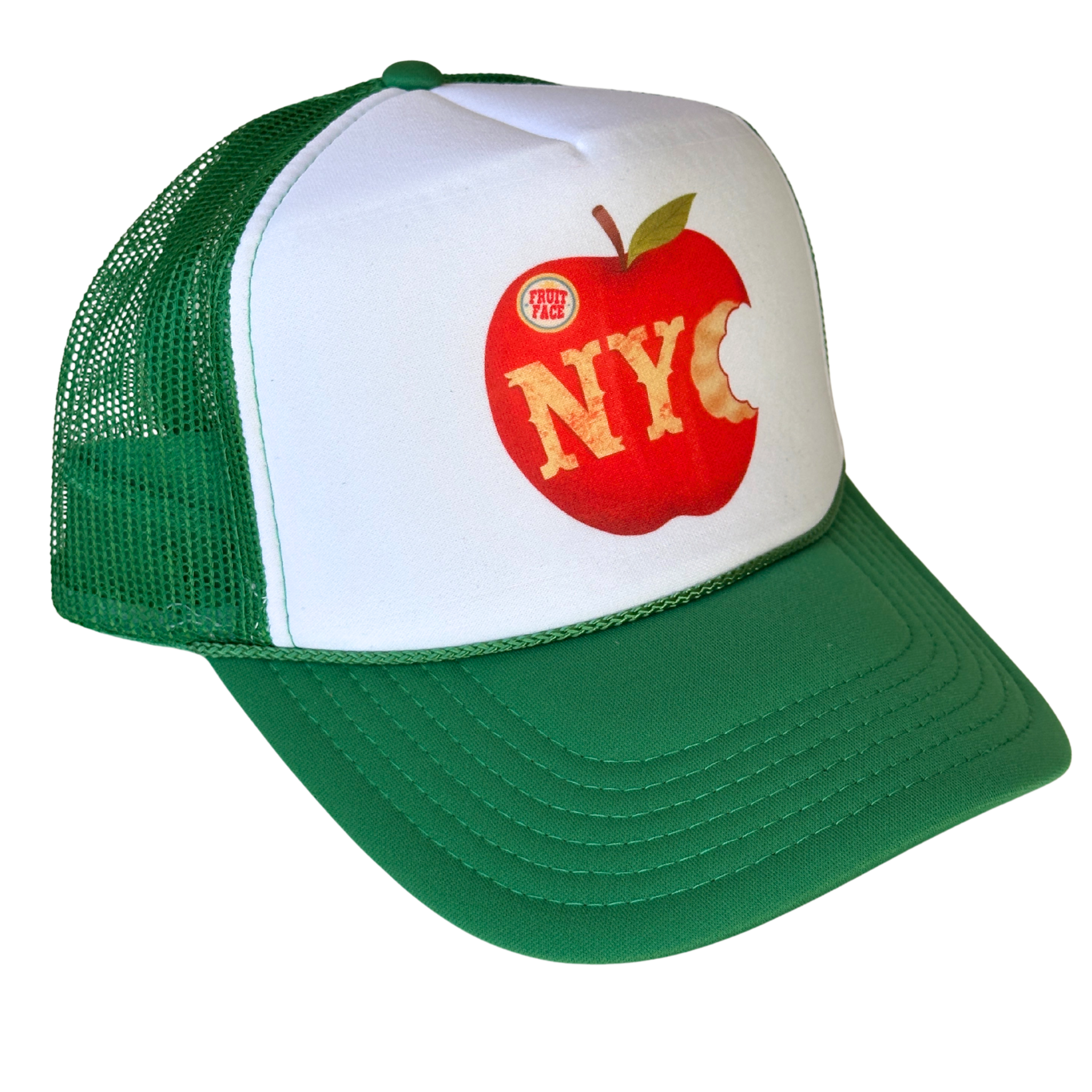 NYC Apple Bite Trucker Hat – Fruit Face